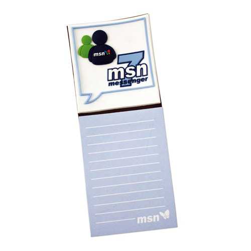 MAGNET BLOC NOTE PVC - Hapy-Com